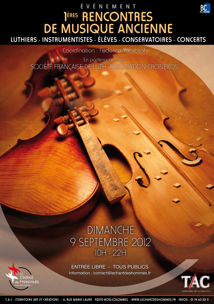 9 sept | RENCONTRES de MUSIQUE ANCIENNE – LE CHANT DES HOMMES